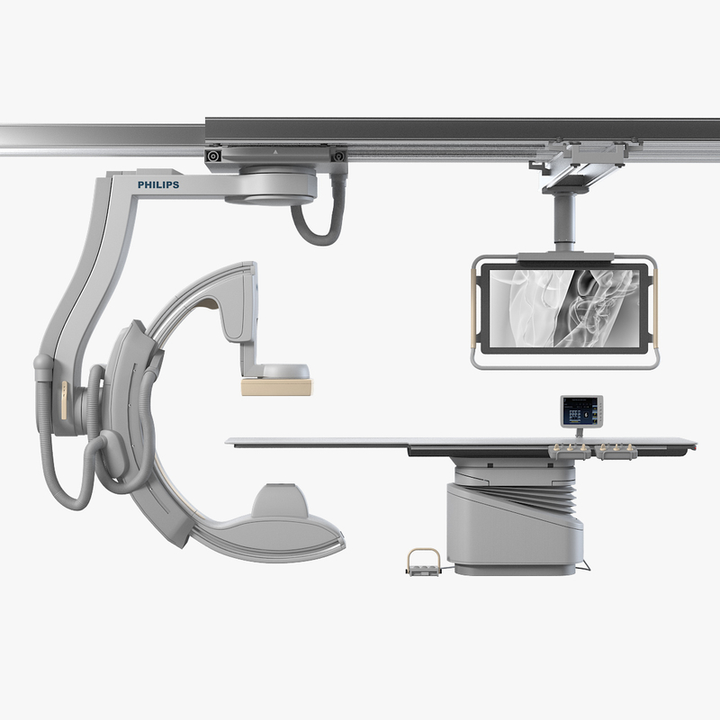 philips multidiagnost eleva 3d model