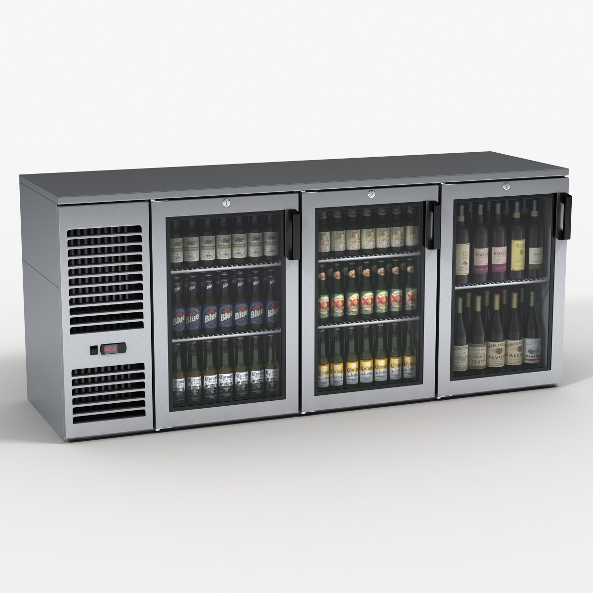 3d beer wine cooler
