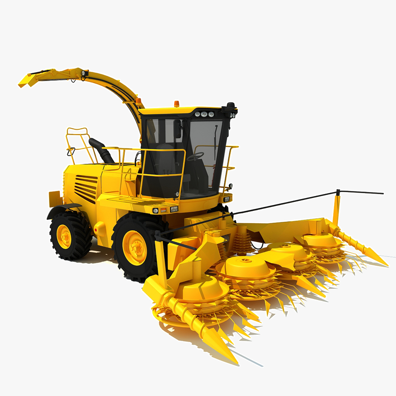 3d forage harvester model