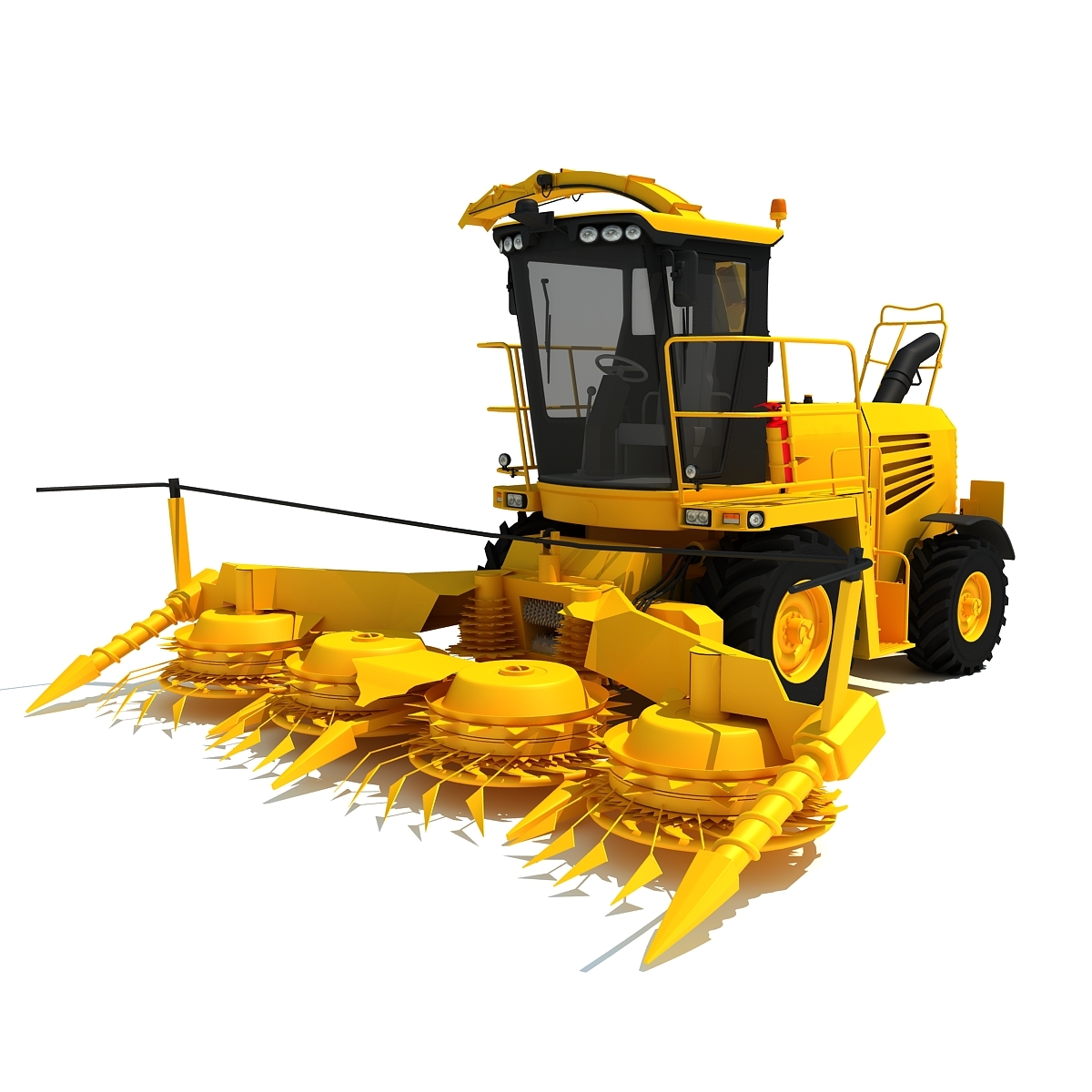 3d forage harvester model