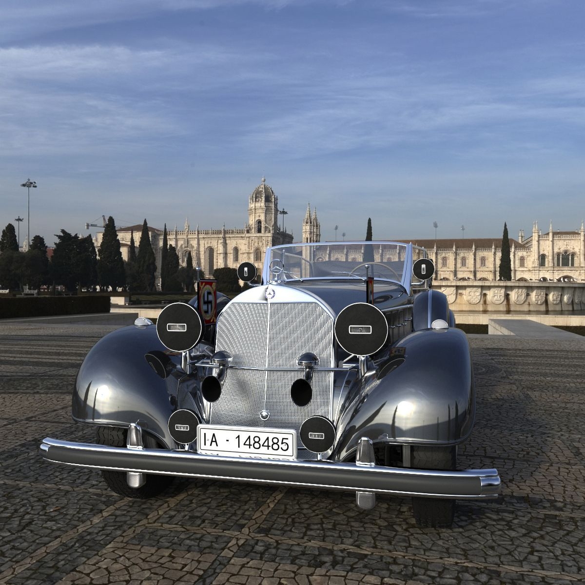 mercedes-benz 770k w150 3d obj
