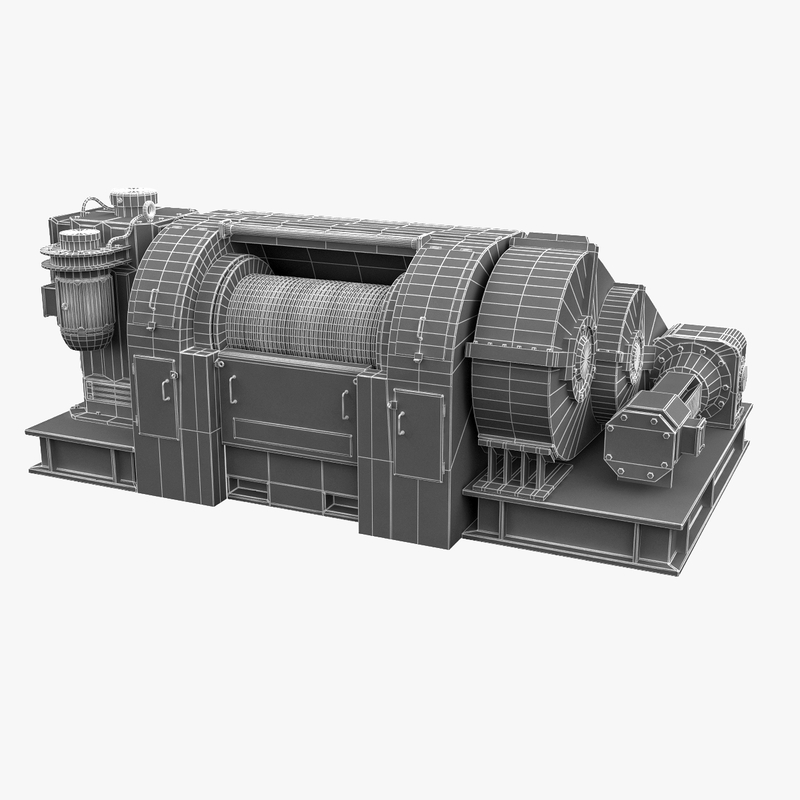 rig draw-works 3d model