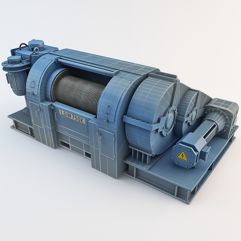 rig draw-works 3d model