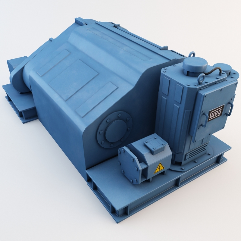 rig draw-works 3d model