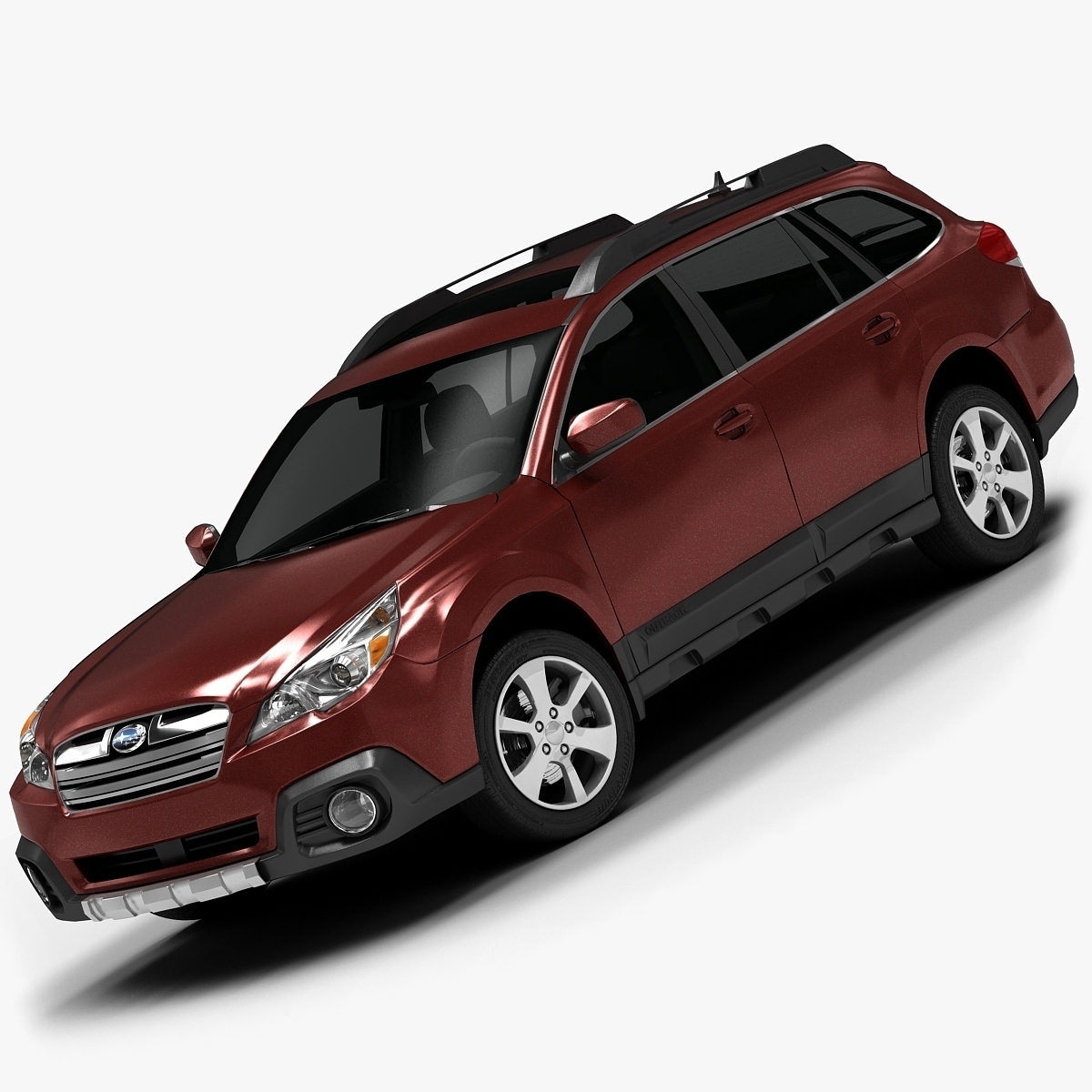 3d model 2013 subaru outback interior