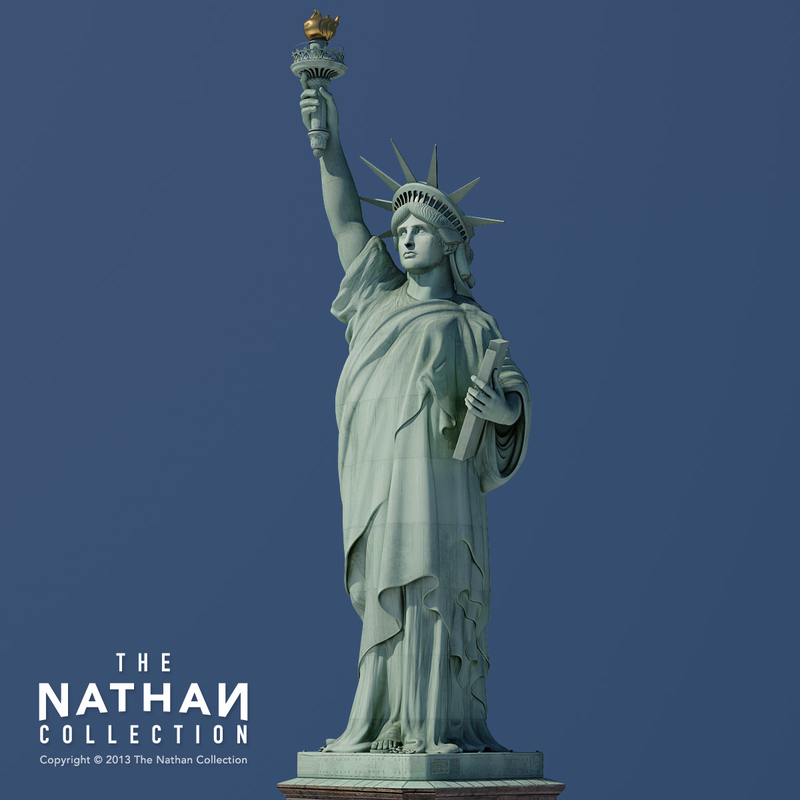 3d model of statue liberty
