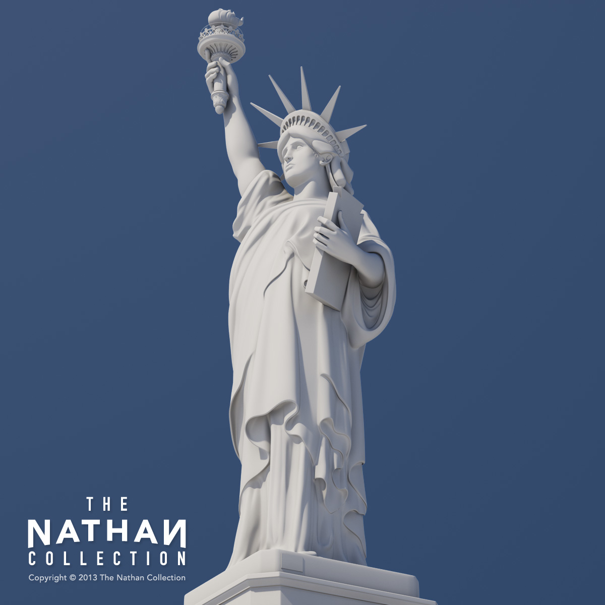 3d model of statue liberty