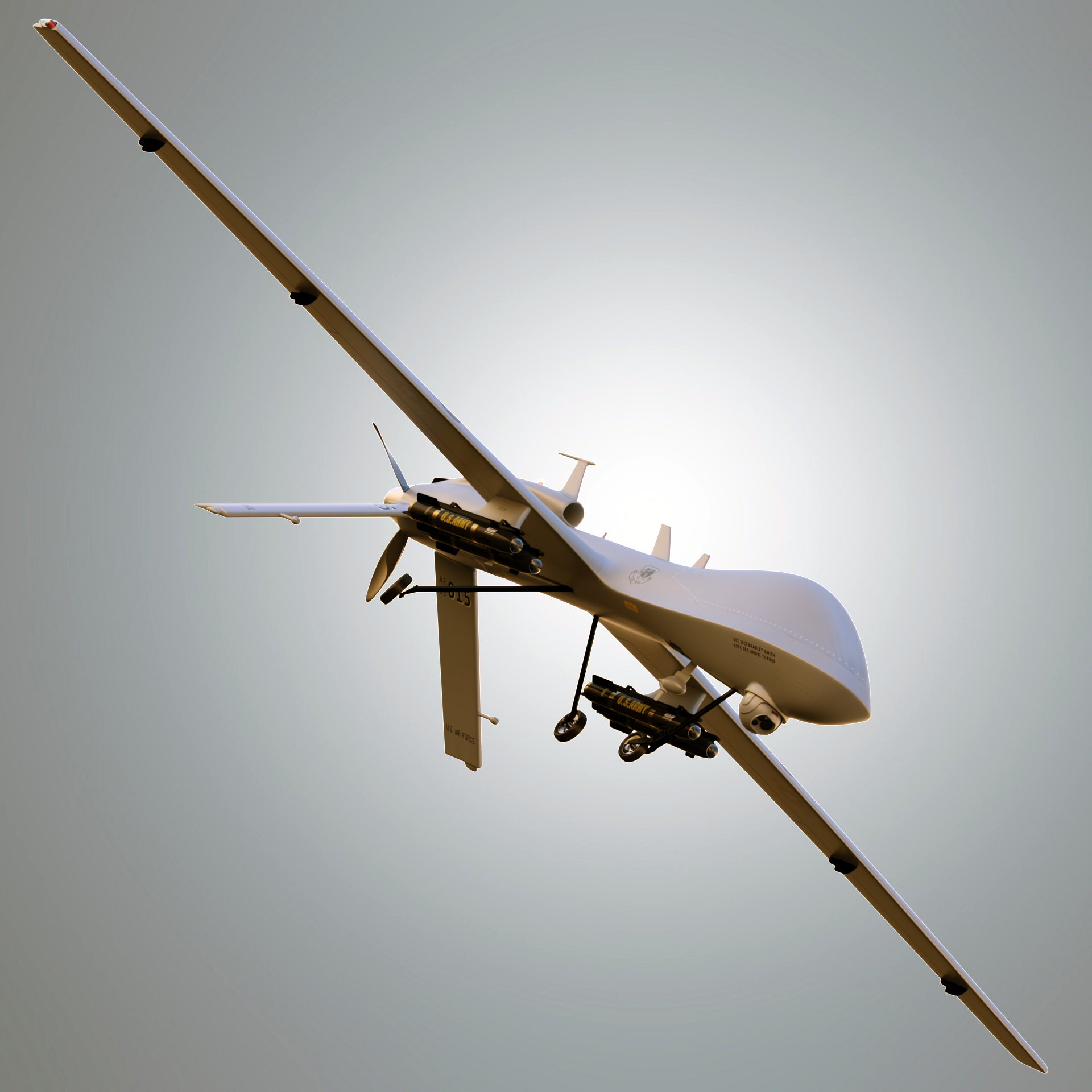 general atomics mq-1c sky 3d 3ds