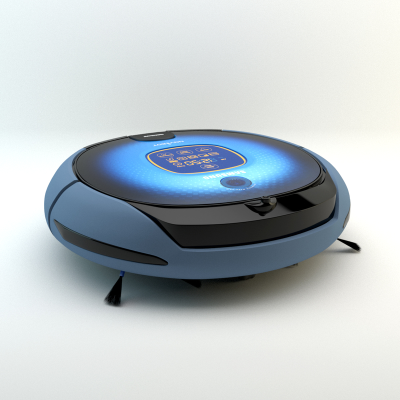 3d model robot vacuum cleaner
