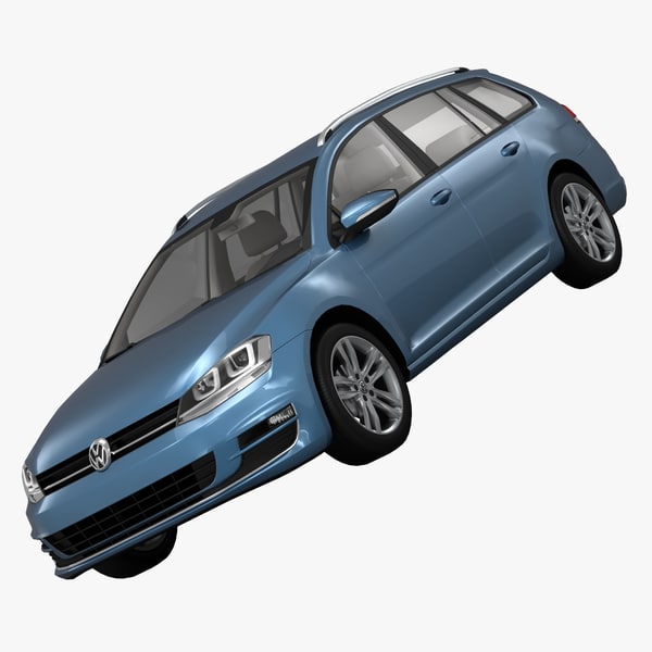 volkswagen golf variant 3d model
