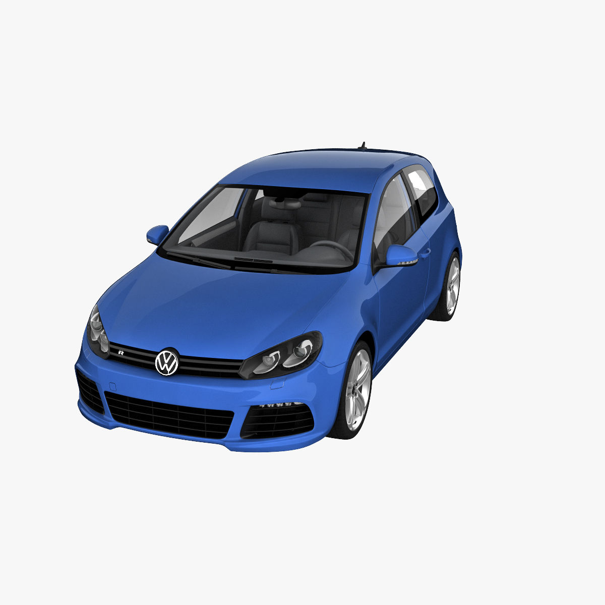 3d volkswagen golf r 2013