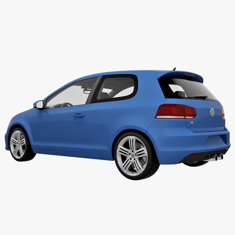 3d volkswagen golf r 2013