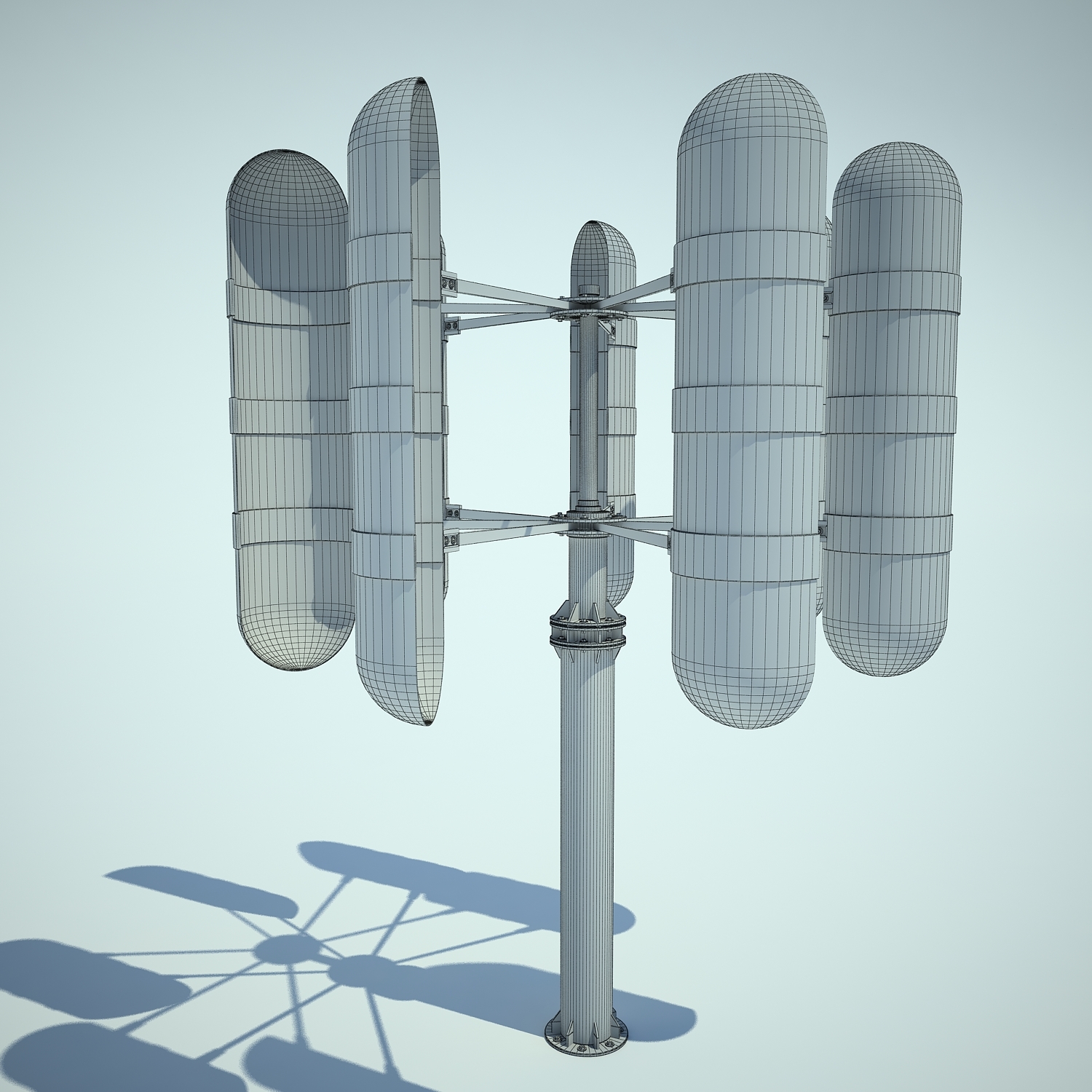 3d model wind turbine