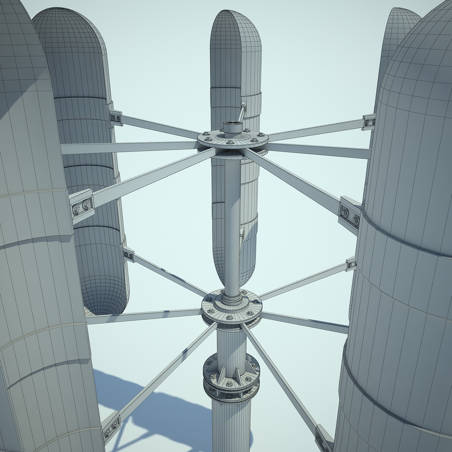 3d model wind turbine
