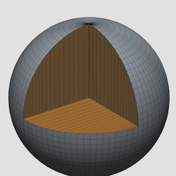 earth core 3d model