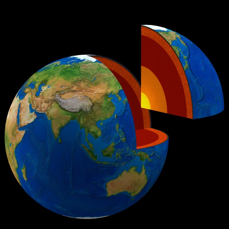 Earth Core 3d Model