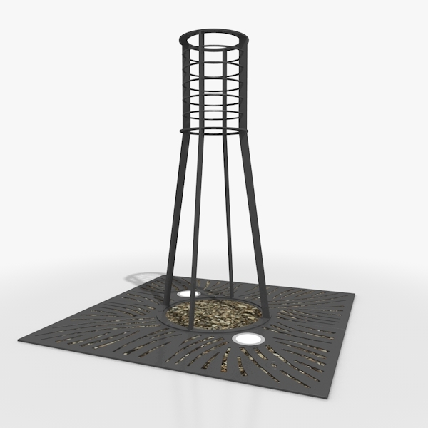 3d model tree grate