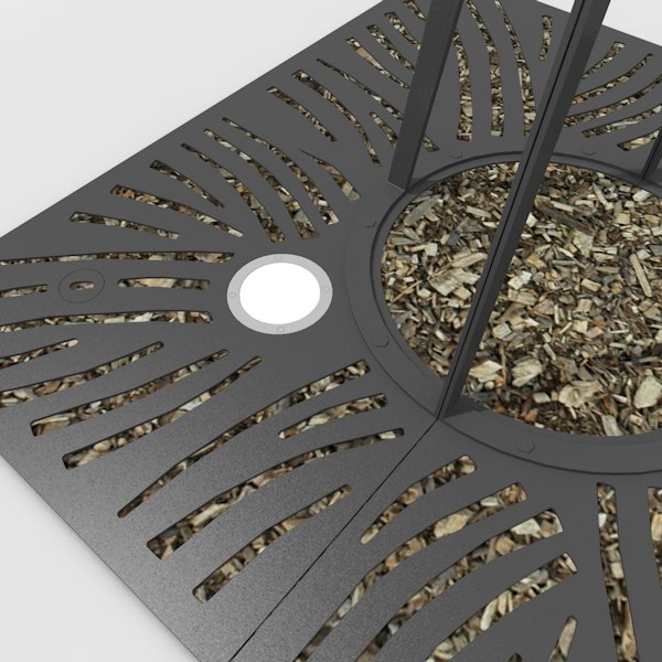3d Model Tree Grate