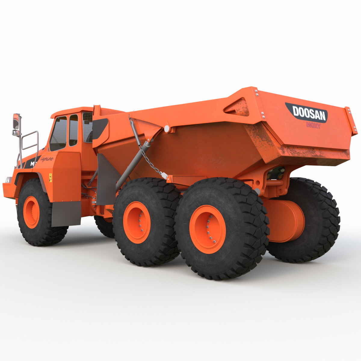 articulated truck doosan moxy max