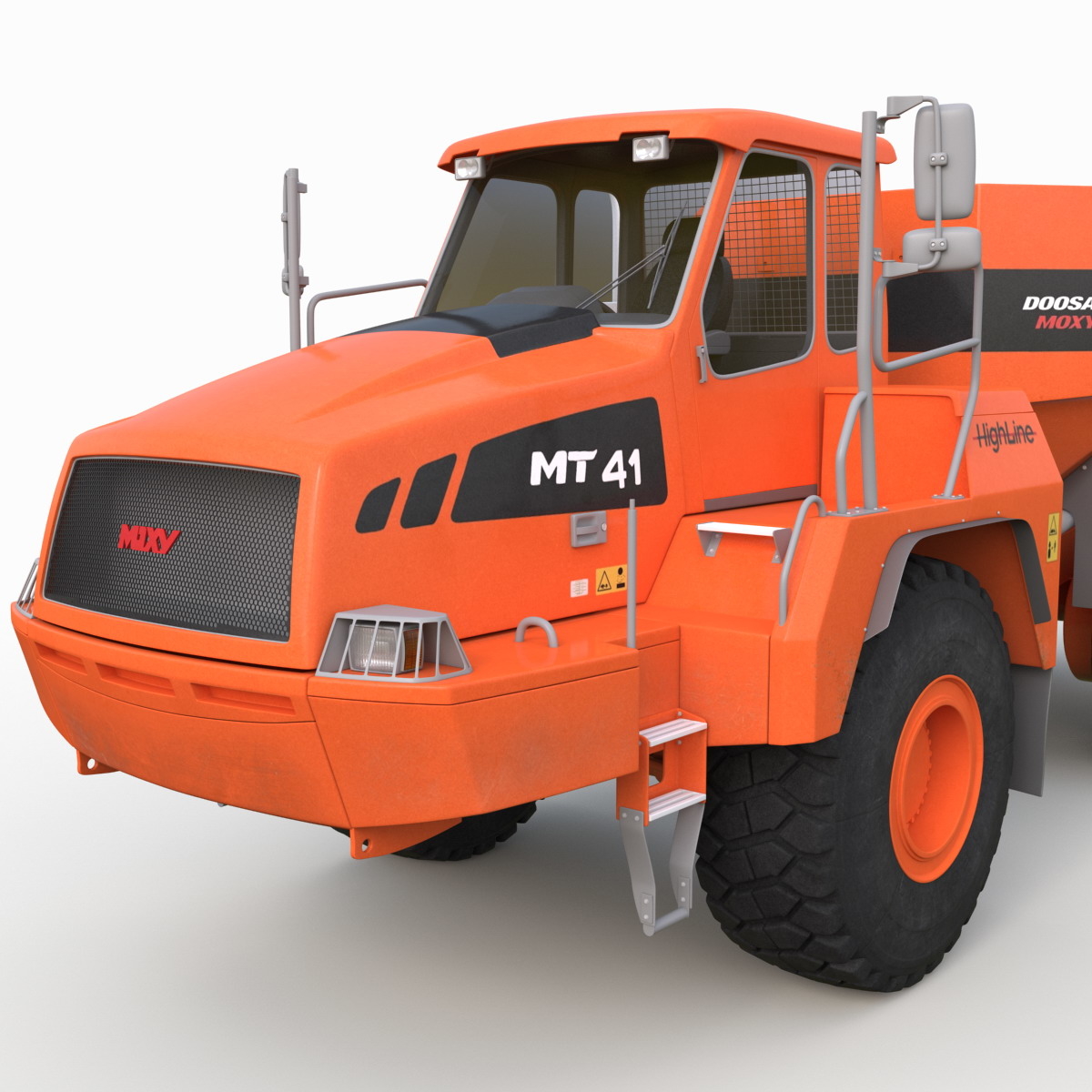 articulated truck doosan moxy max