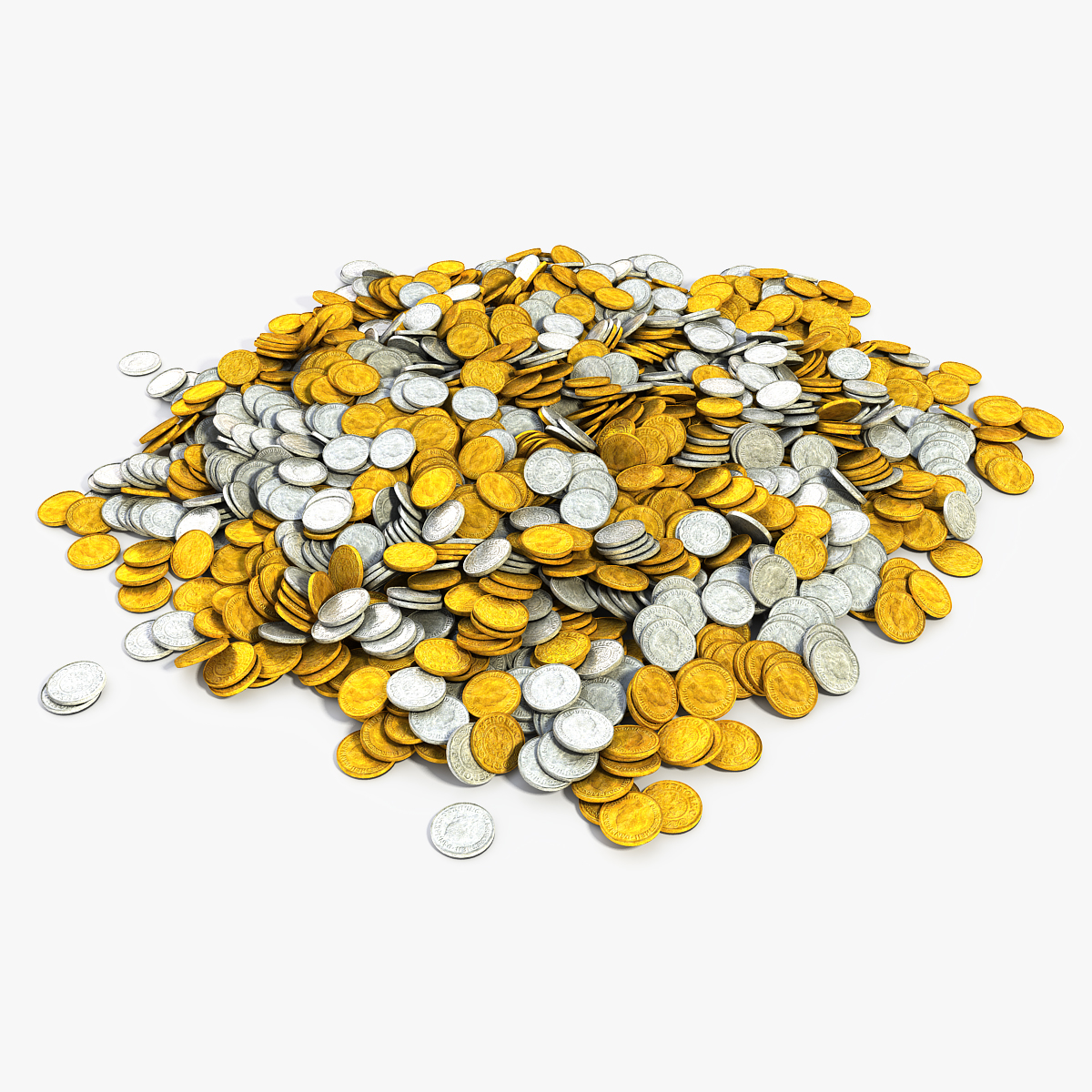 coin 1 3d model