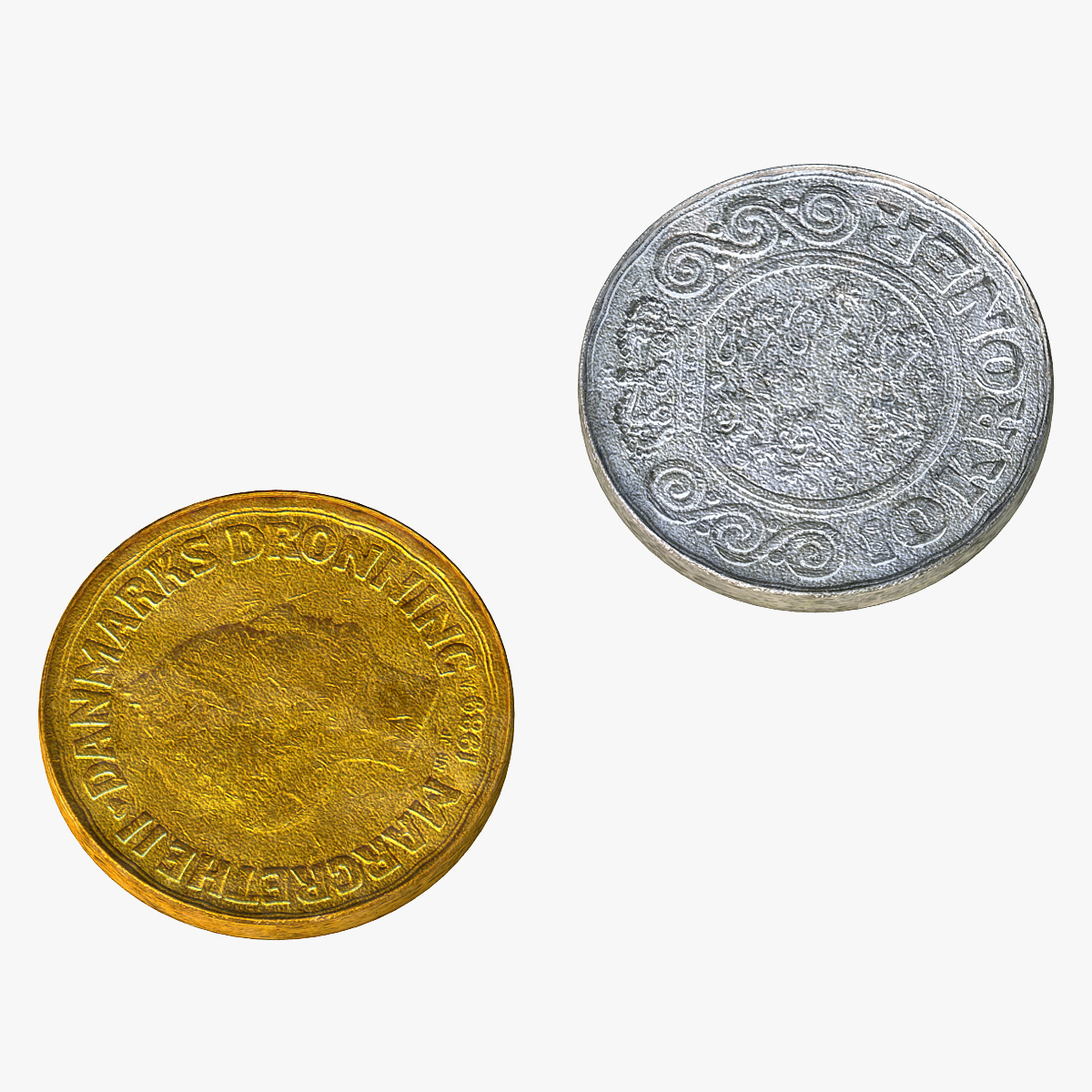 coin 1 3d model