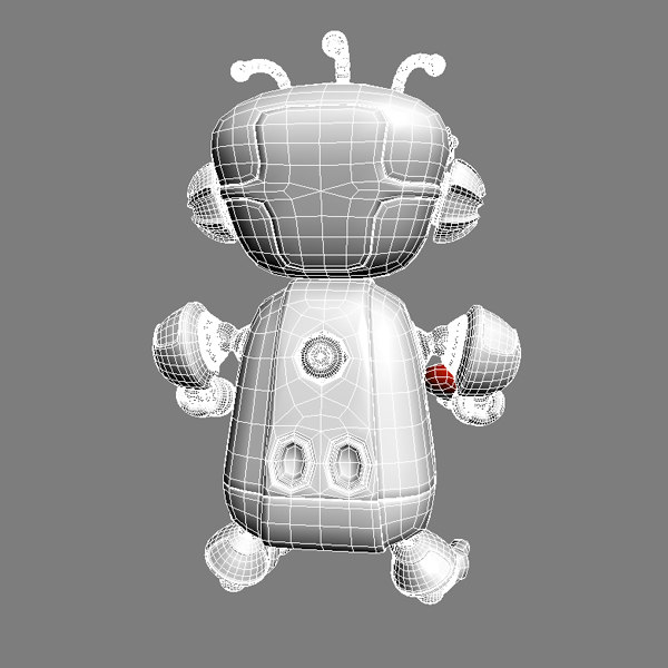 3d robot bot model