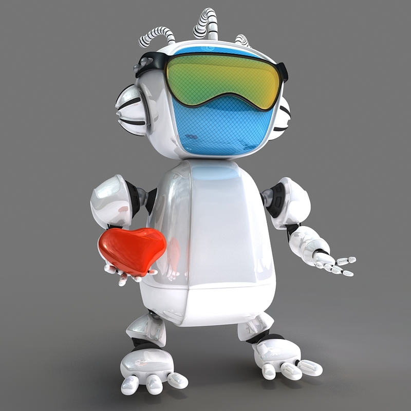 3d robot bot model