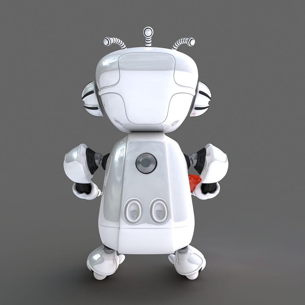 3d robot bot model