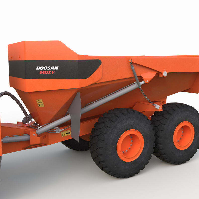 articulated truck doosan moxy max