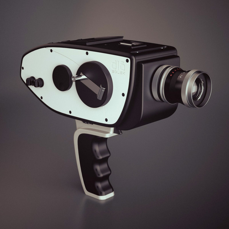 3ds max photoreal digital camera bolex
