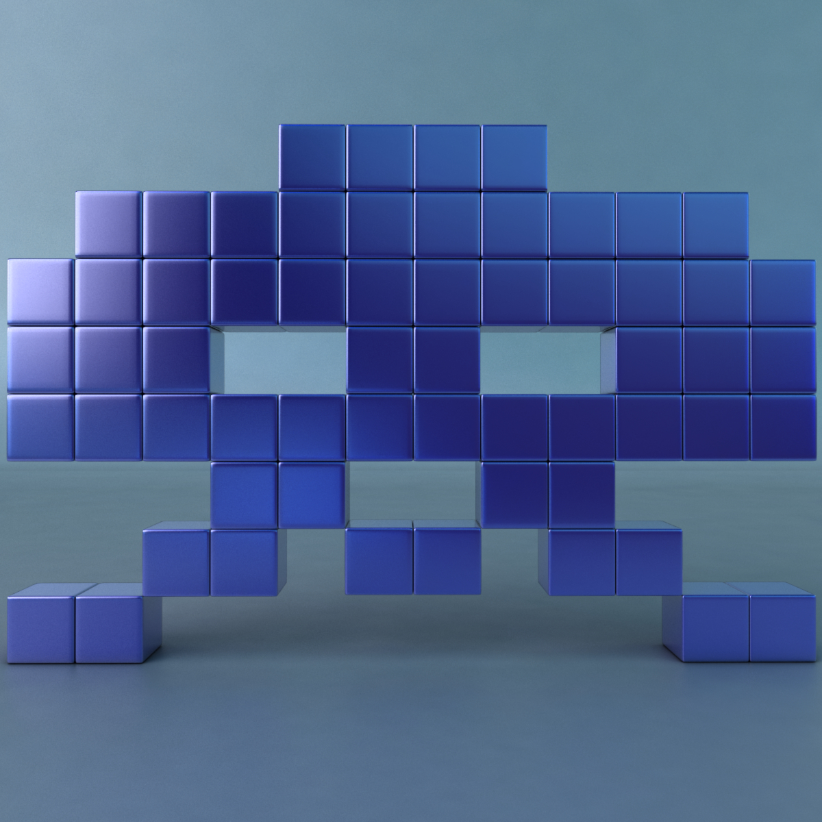 3ds max alien space invaders