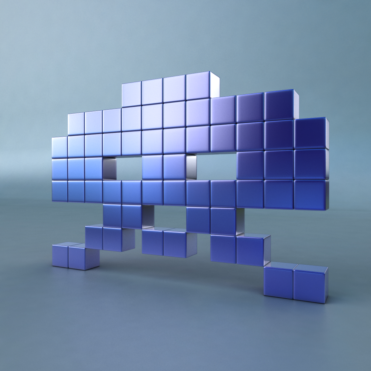 3ds max alien space invaders