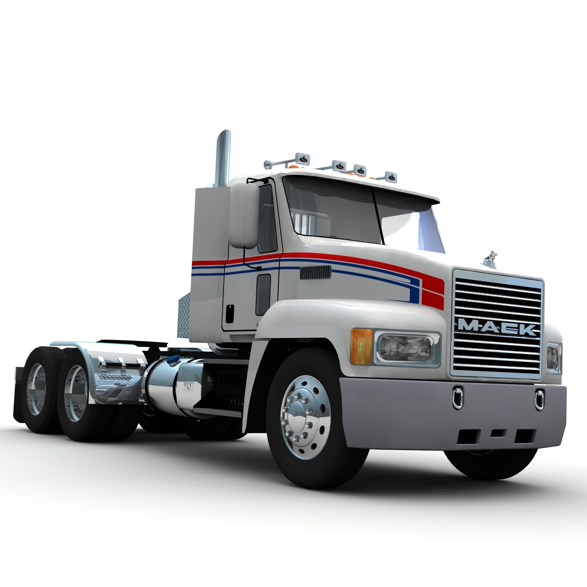3d mack ch daycab model