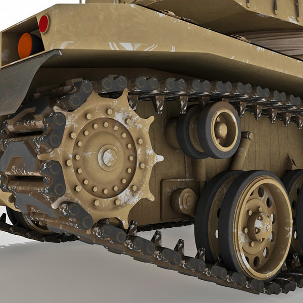 3d austrian sk-105 light tank model