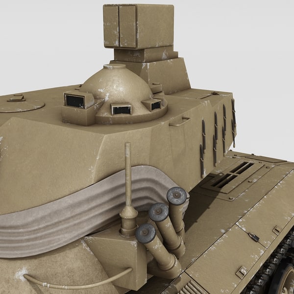 3d austrian sk-105 light tank model