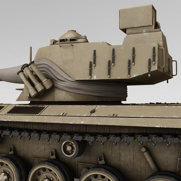 3d austrian sk-105 light tank model