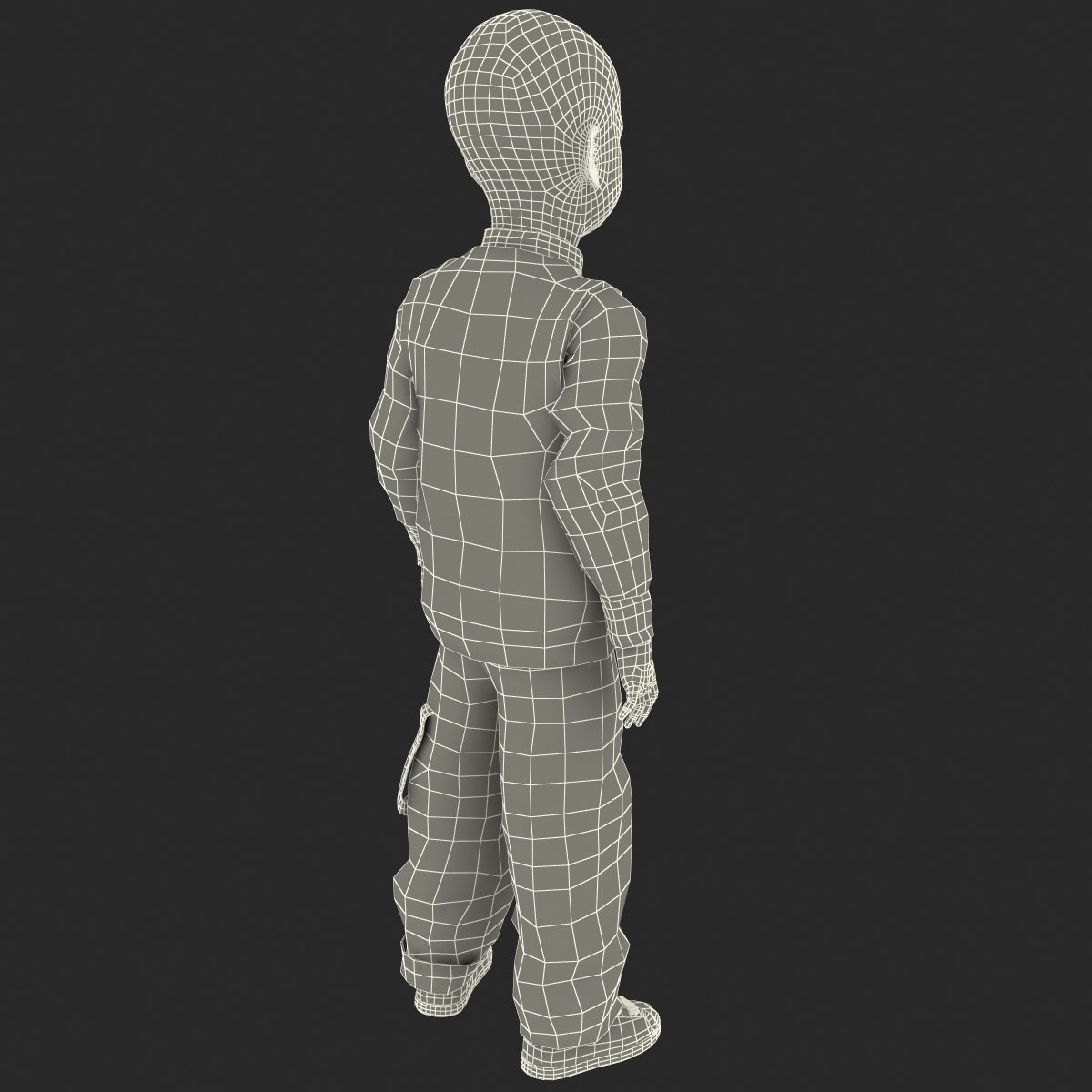 boy rigged 2 3d model