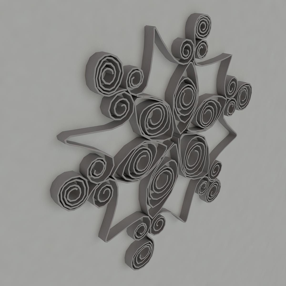 quilling snowflakes grid 03 3d max