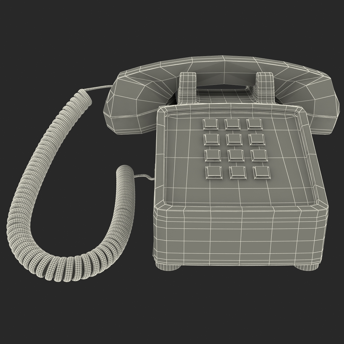 max traditional retro corded phone