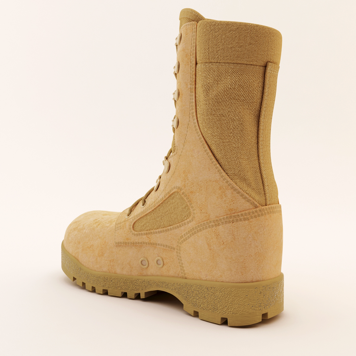 usmc shoes boots 3d model