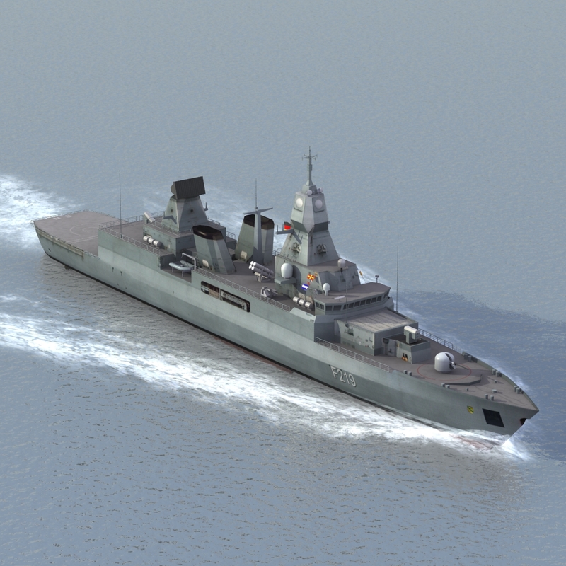 f124 sachsen class frigate 3ds