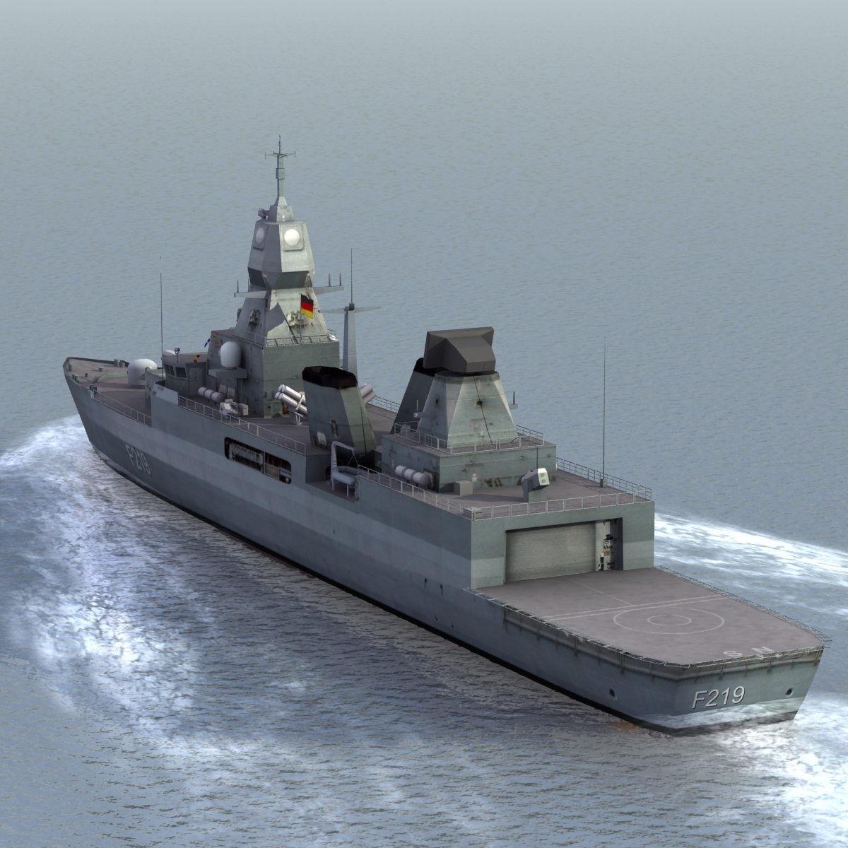 f124 sachsen class frigate 3ds