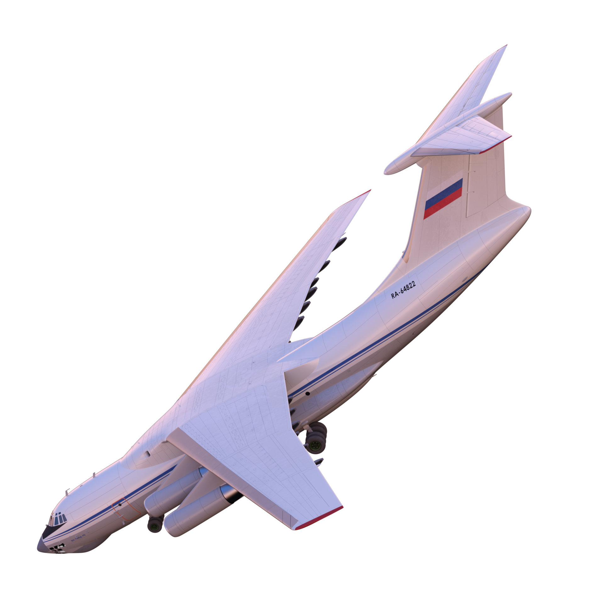 3d model ilyushin il-76