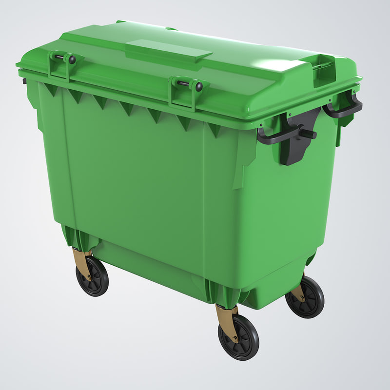 3ds max garbage container