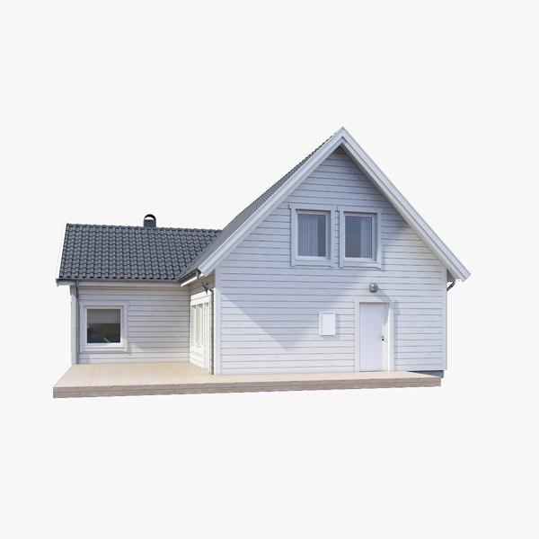 3d realistic house model