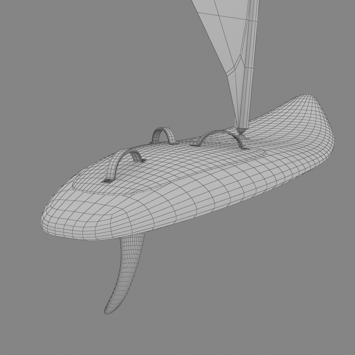 windsurfing freestyle board 3d max