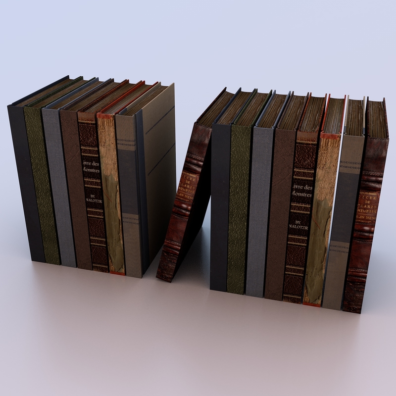 book page 3d model