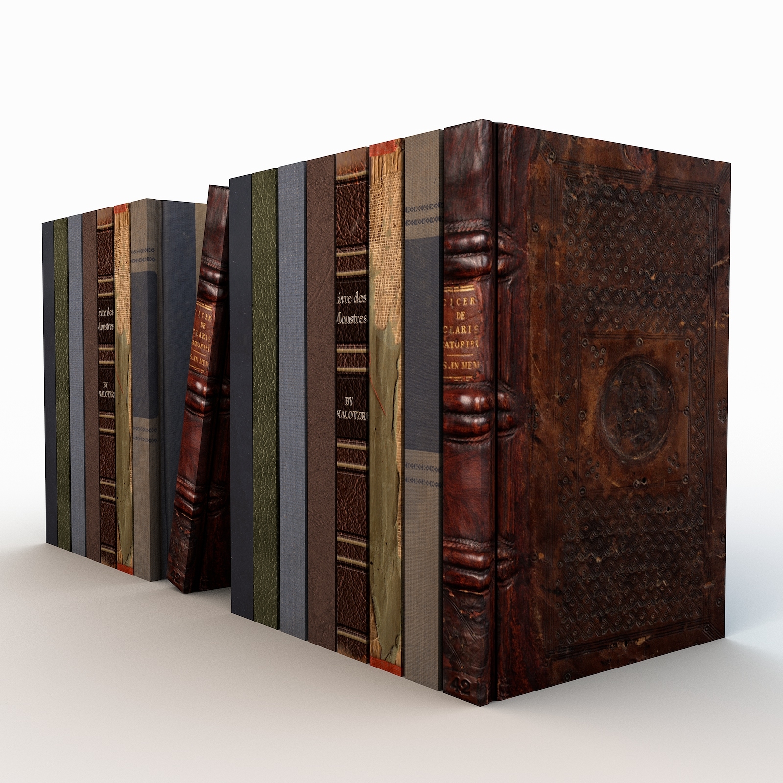 book page 3d model