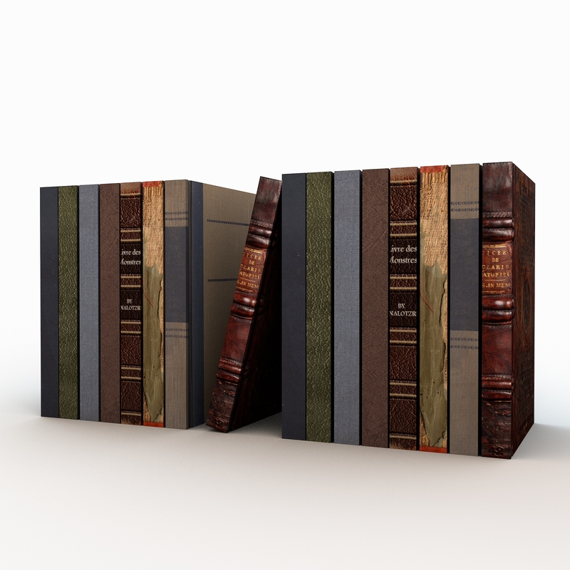 book page 3d model
